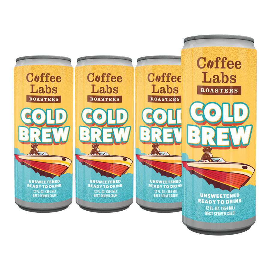 Canned Cold Brew (4-pack) – Coffee Labs Roasters
