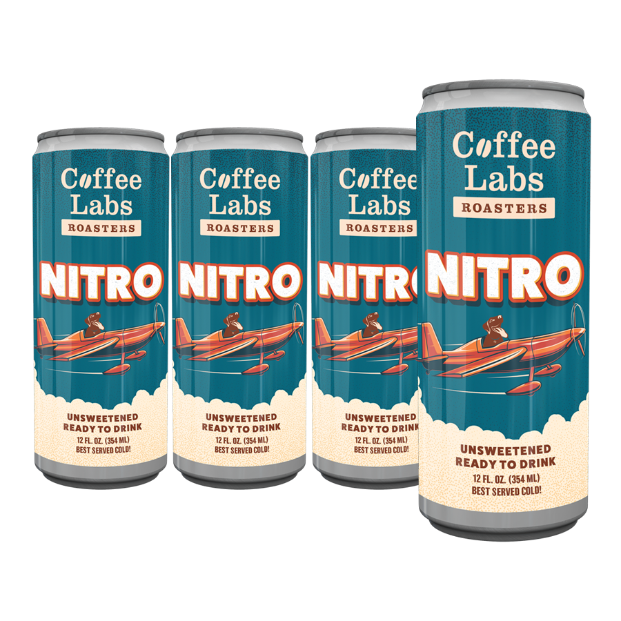 Canned Nitro Cold Brew (4-pack) – Coffee Labs Roasters